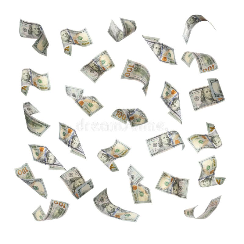 Set of Falling Money on Background. Currency Exchange Stock Photo ...