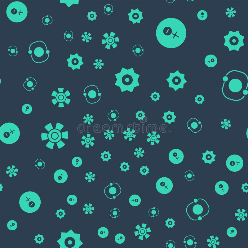 Set Falling Star, Venus Symbol, Sun and Solar System on Seamless ...