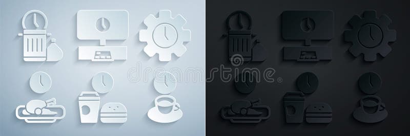 Set Fast Food Time, Time Management, Food, Coffee, Smart Tv and Waste ...