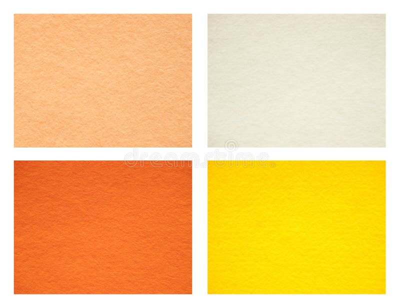 Set of Felt Texture Backgrounds. Warm Colors. Stock Image - Image of ...