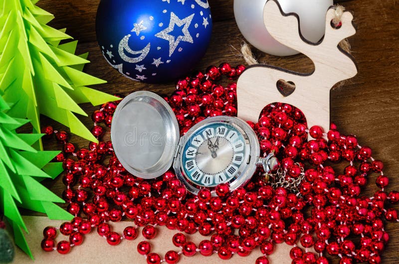 Set of Festive Objects To Decorate the Rooms Stock Image - Image of ...