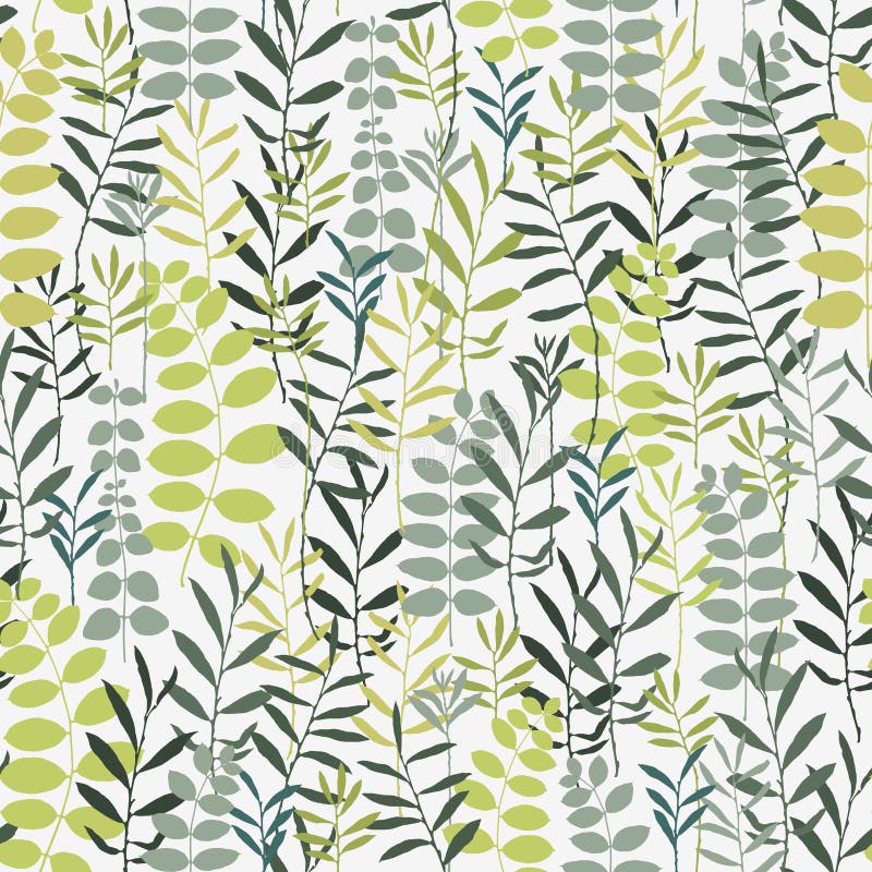 Set of Field Flowers, Herbs. Element of Seamless Pattern. Paper Design ...