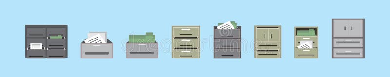 Cartoon File Cabinet Stock Illustrations – 1,134 Cartoon File Cabinet ...