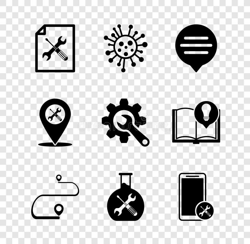 Set File Document Service, Bacteria, Speech Bubble Chat, Route Location ...