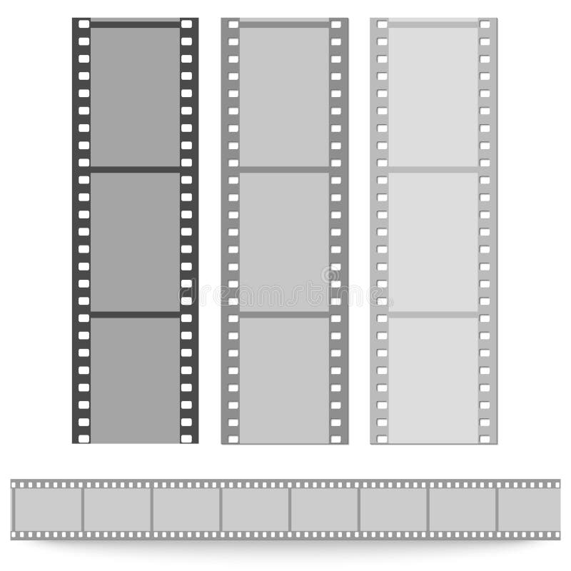 Film Strip, Instant Photo Frames Stock Illustration - Illustration of ...