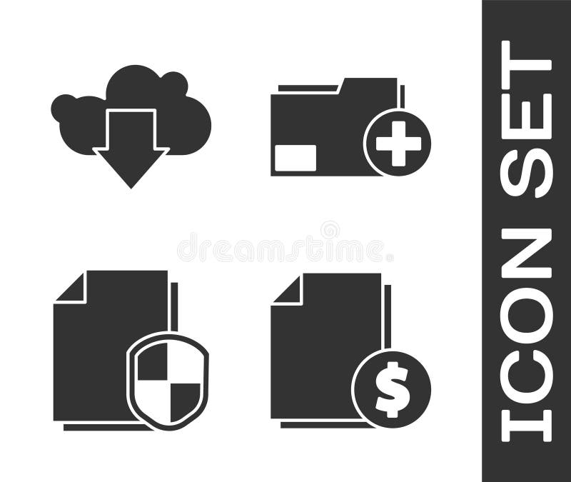 Set Finance Document, Cloud Download, Document Protection Concept and ... Set Finance Document, Cloud Download, Document Protection Concept and ...