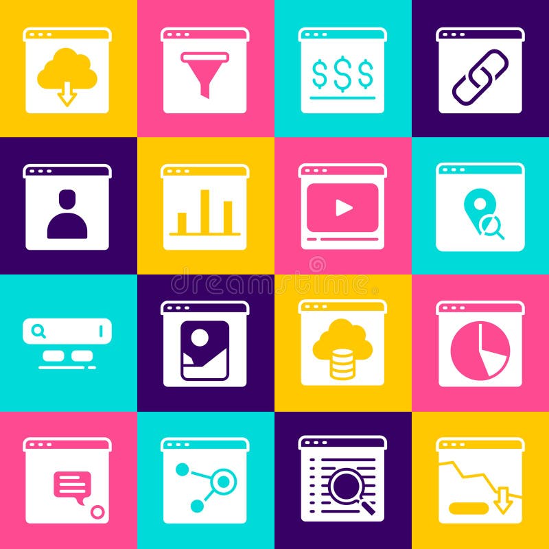 Set Financial Growth Decrease, Graph Chart Infographic, Infographic of City Map, Online Shopping ...