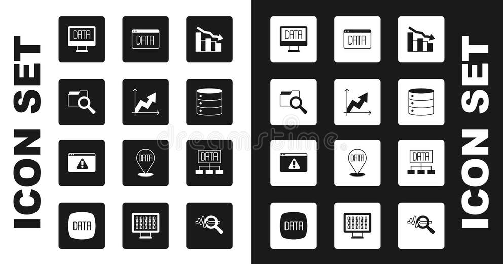 Set Financial Growth Decrease, Search with Folder, Data Analysis, Server, and Browser ...