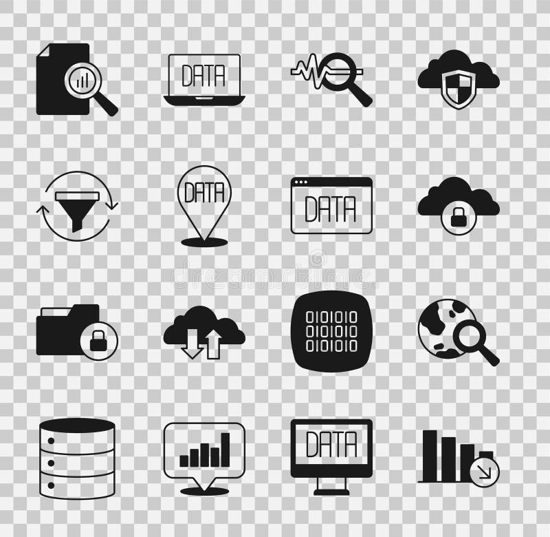 Set Financial Growth Decrease, Search Globe, Cloud Computing Lock, Data ... Set Financial Growth Decrease, Search Globe, Cloud Computing Lock, Data ...