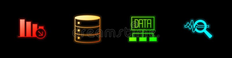 Set Financial Growth Decrease, Server, Data Analysis and Search Data ... Set Financial Growth Decrease, Server, Data Analysis and Search Data ...