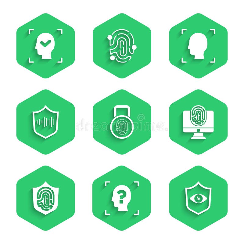 Set Fingerprint with Lock, Face Recognition, Shield Eye Scan, Monitor ... Set Fingerprint with Lock, Face Recognition, Shield Eye Scan, Monitor ...