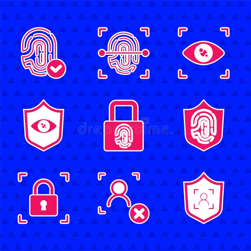 Set Fingerprint with Lock, Rejection Face Recognition, Shield, Shield ... Set Fingerprint with Lock, Rejection Face Recognition, Shield, Shield ...