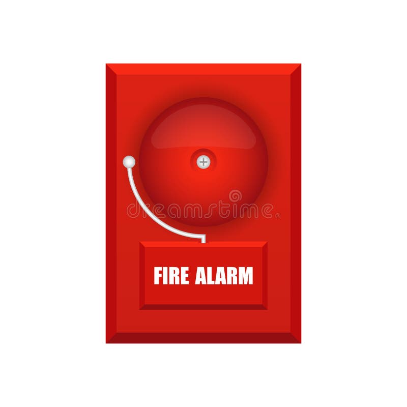 Set of Fire Alarms Vector Illustration Isolated Stock Vector - Illustration of accident ...