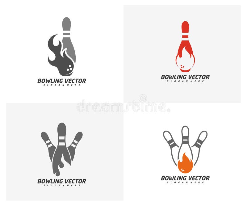 Fast Bowling Logo Template Design Vector, Illustration, Creative Symbol ...