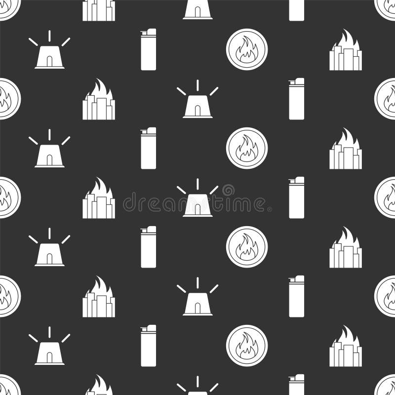 Set Fire Flame, Fire in Burning Buildings, Flasher Siren and Lighter on ...