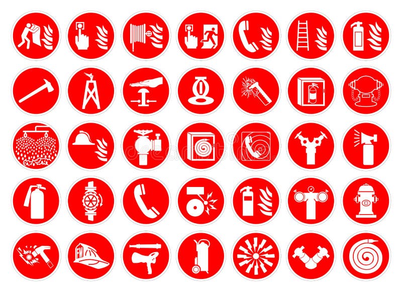 Fire Safety Sign Vector