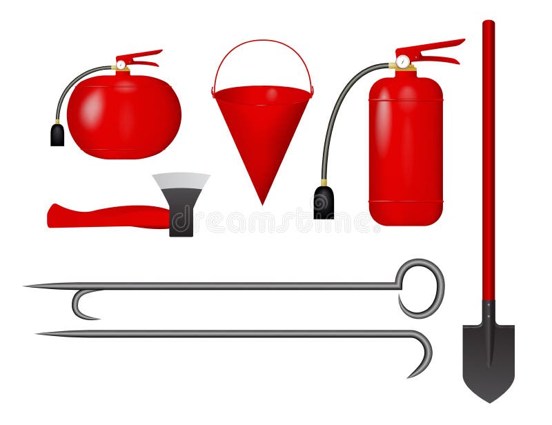 Fire Safety Brochure Concept Template. Stock Vector - Illustration of ...