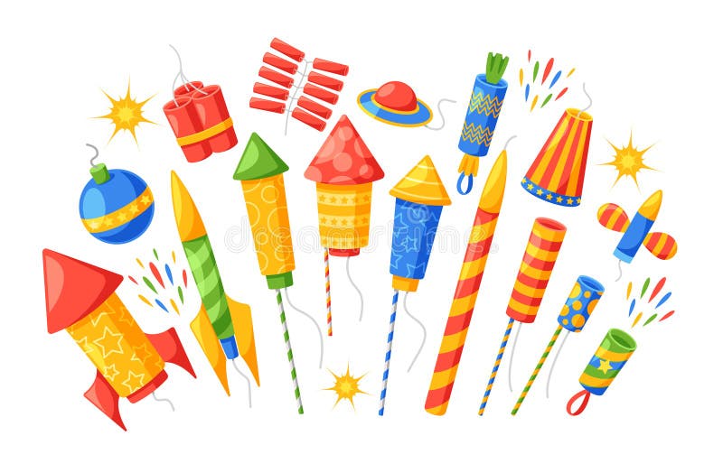 Acetone Fireworks Clipart