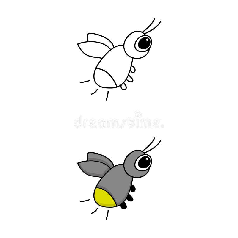 Firefly Outline Stock Illustrations – 143 Firefly Outline Stock ...
