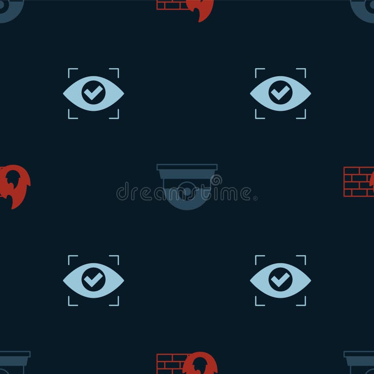 Set Firewall, Security Wall, Security Camera and Eye Scan on Seamless ...