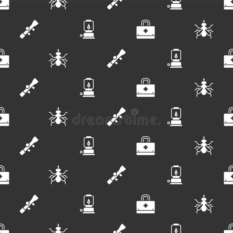 Set First Aid Kit, Mosquito, Sniper Optical Sight and Camping Lantern ...