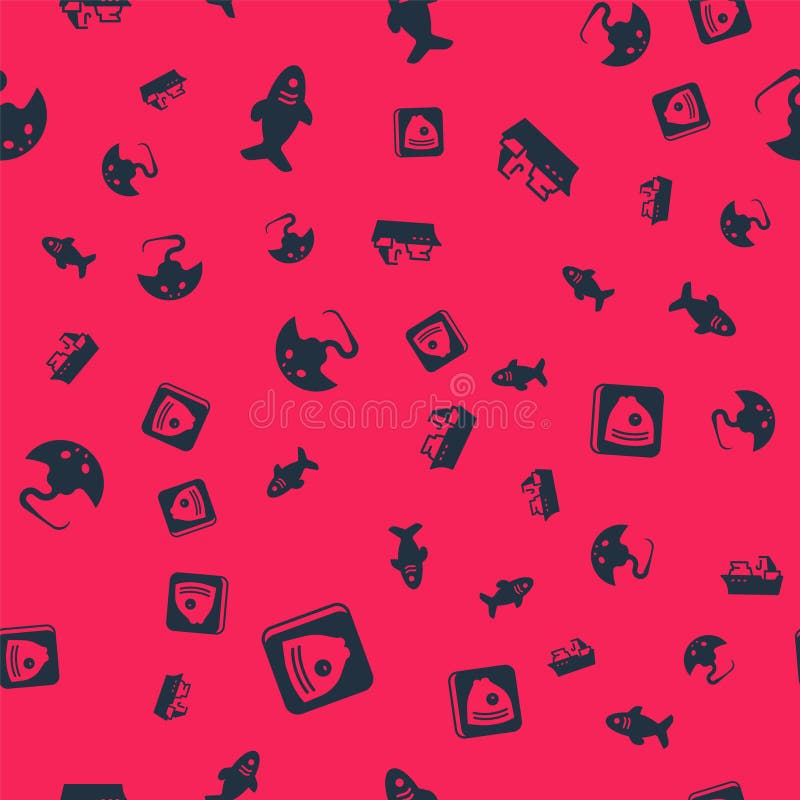 Shark Head Seamless Stock Illustrations – 107 Shark Head Seamless Stock ...