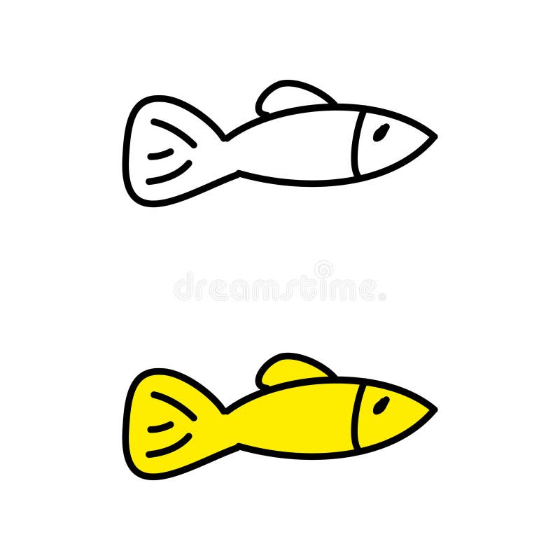 Fish 21 stock vector. Illustration of cartoon, side - 302914760