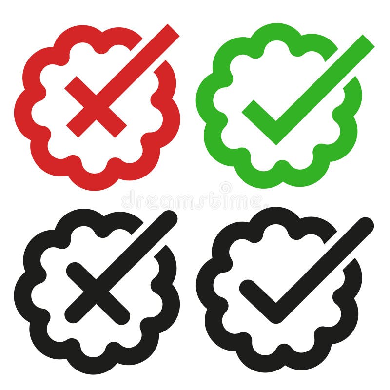 Different Green Success Check Marks Stock Illustrations – 51 Different ...
