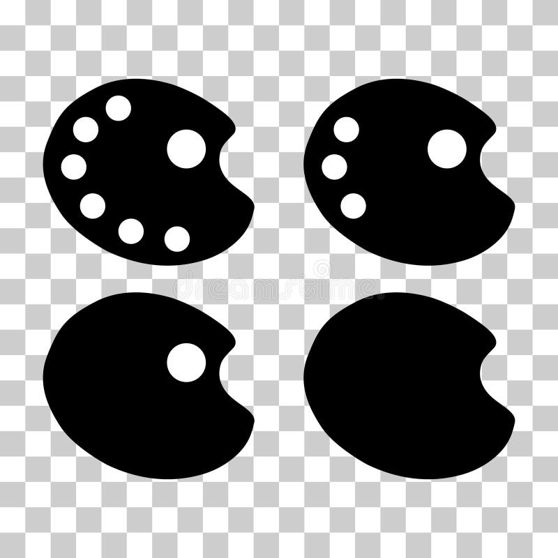 Set of Flat Art Tool Palette Paints Color, Artist Web Design Graphic ...