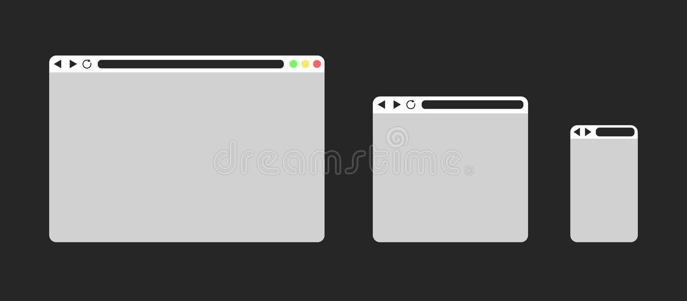 Website Mockup Different Devices Stock Illustrations 125 Website Mockup Different Devices 0962