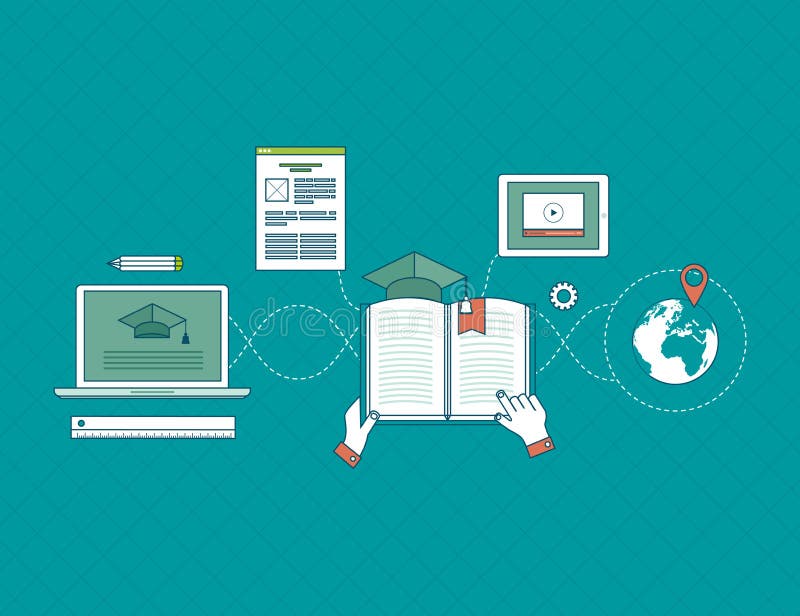 Programming Coding Flat Concept Stock Vector Illustration Of Algorithm Coding 54998068
