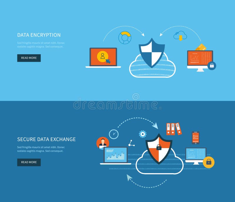 Set of Flat Design Vector Illustration Concepts Stock Vector ...