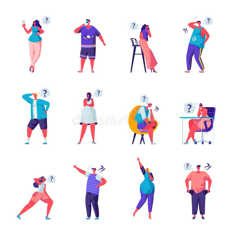 Cartoon Looking People Something Stock Illustrations – 455 Cartoon ...