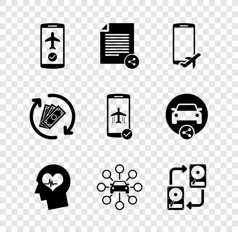 Set Flight Mode in the Mobile, Share File, , Head with Heartbeat, Car ...