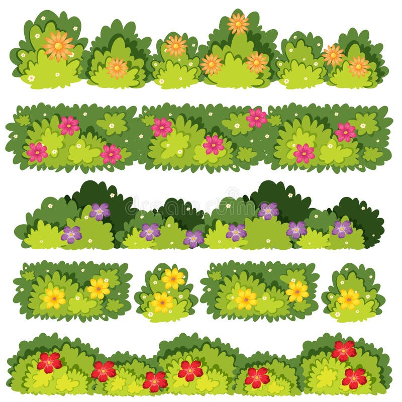 Bush Flower Stock Illustrations – 69,945 Bush Flower Stock ...