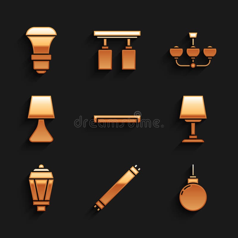 Set Fluorescent Lamp, Lamp Hanging, Table, Garden Light, Chandelier and ...