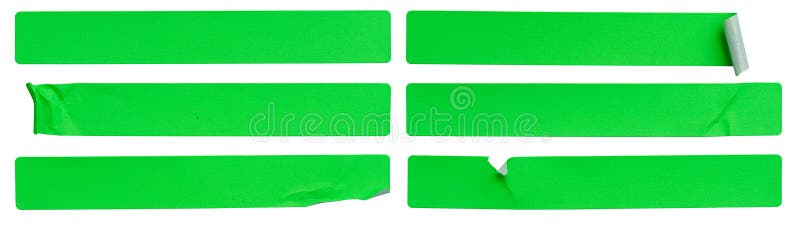 Fluorescent Neon Green Rectangular Paper Sticker Label Stock Photos ...