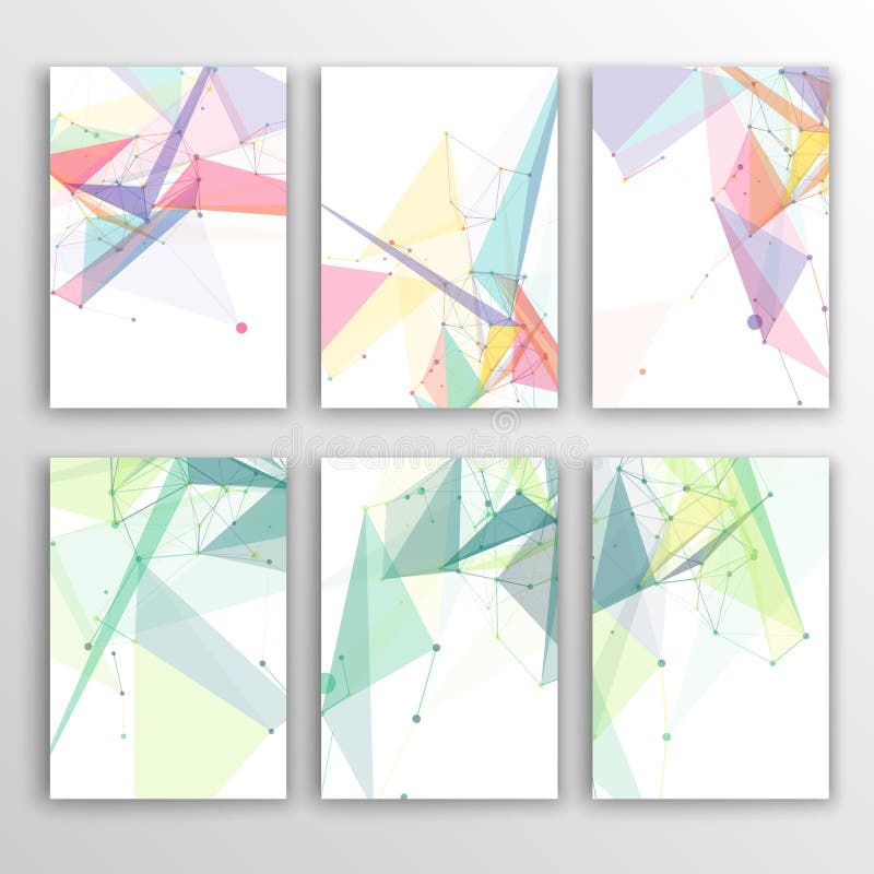 Set of Flyer, Brochure Design Templates. Geometric Stock Vector ...