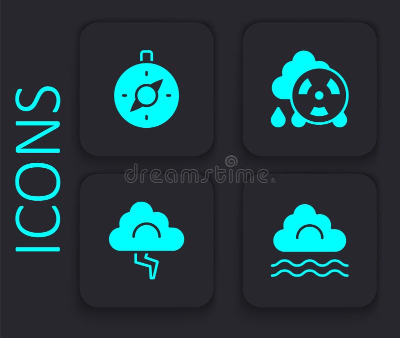 Set Fog and Cloud, Compass, Acid Rain Radioactive and Cloud Lightning ...