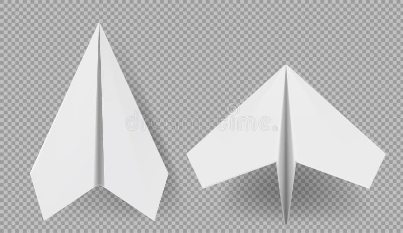 Paper Airplane Side View