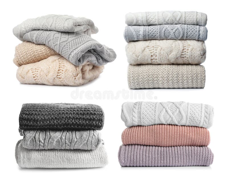 Stacked sweaters stock image. Image of clothing, pattern - 66933547