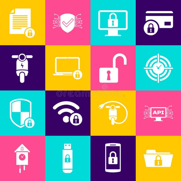 Set Folder and Lock, Computer Api Interface, Time Management, Lock on Monitor, Laptop and ...