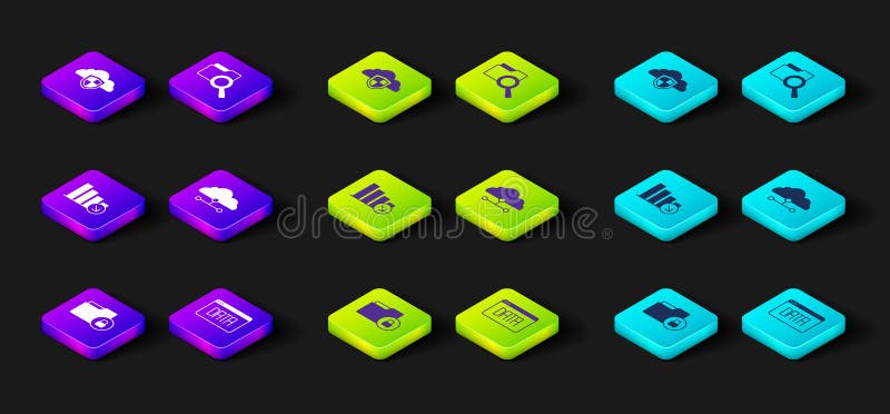 Set Folder and Lock, Data Analysis, Financial Growth Decrease, Network Cloud Connection, Search ...