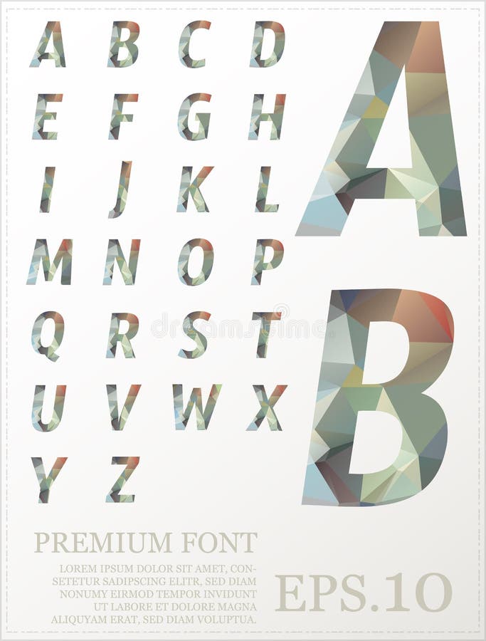 Polygon Alphabet Colorful Font Style Stock Illustrations – 1,976 ...