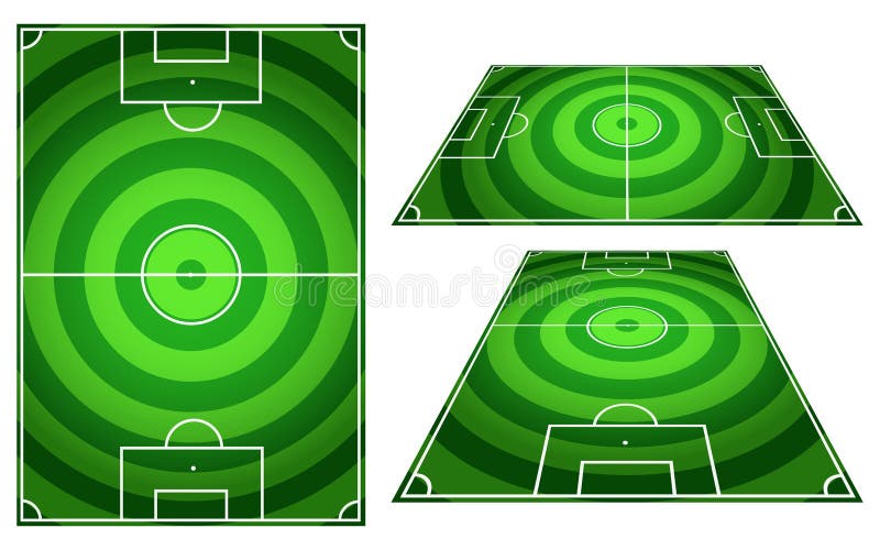 Football pitch patterns stock vector. Illustration of football - 10703923