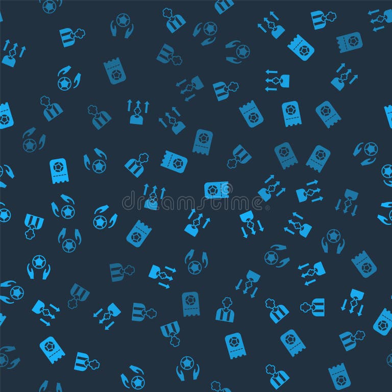 Set Football or Soccer Referee, Player, Ticket and Soccer Football on ...