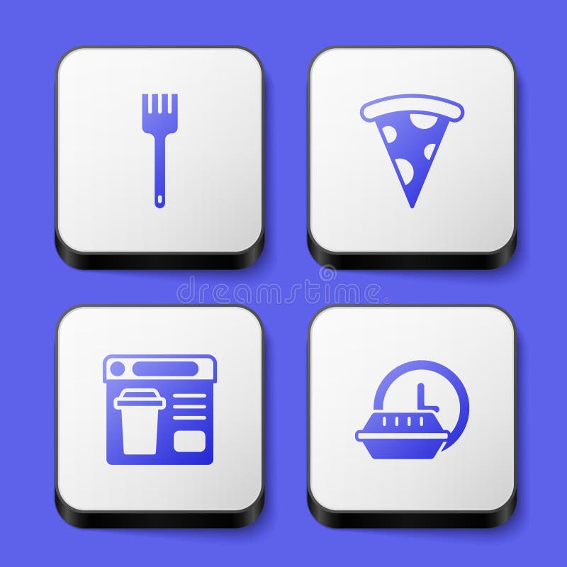 Set Fork, Slice of Pizza, Online Ordering Food and Round the Clock ...