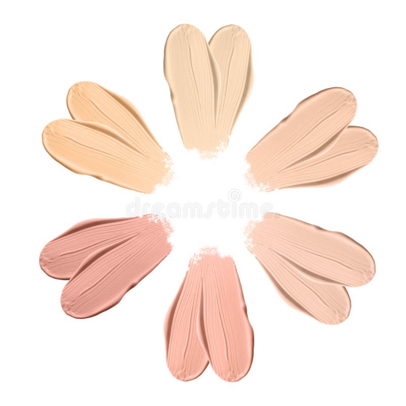 Foundation of Different Textures and Shades for Various Skin Types ...