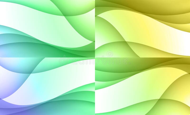 Set of four backgrounds stock vector. Illustration of simplicity - 13732839