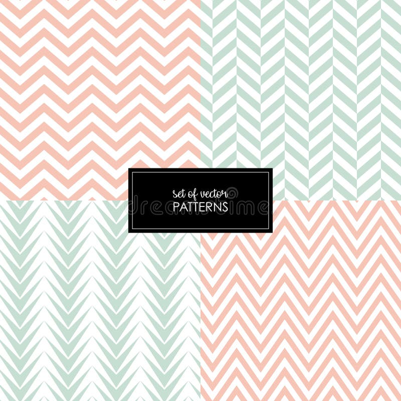 4 Four Chevron Number with Colorful Rainbow Pattern & Grey Border Stock ...